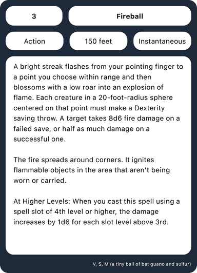 DND Spells